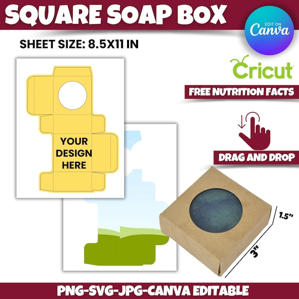 Soap Box Cricut - Etsy