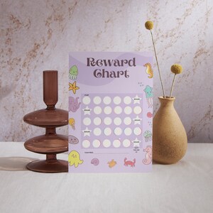 Under the Sea Reward Chart, Printable Sea Animals Behavior Chart ...