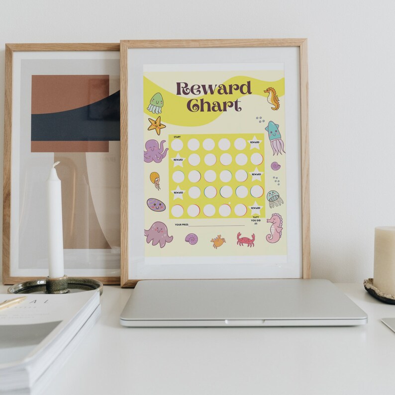 Under the Sea Reward Chart, Kids Behavior Tracker (printable PDF) - Etsy
