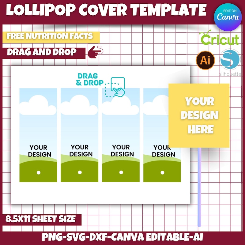 Lollipop Cover - Etsy