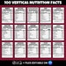 200+ Nutrition Facts Templates: Editable Canva Designs (digital ...