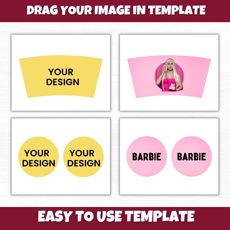 2oz Cotton Candy Label Template: Editable Tub Wrapper (canva) - Etsy