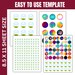 Circle Template Bundle, Blank Circle Label Template, Circle Template ...