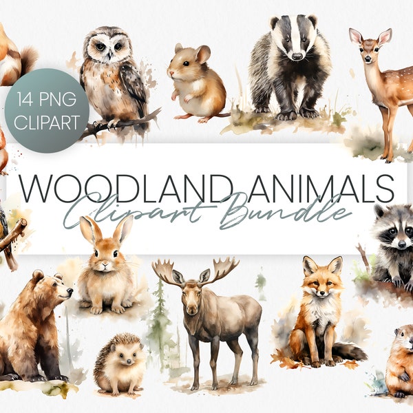 Woodland Animals - Etsy