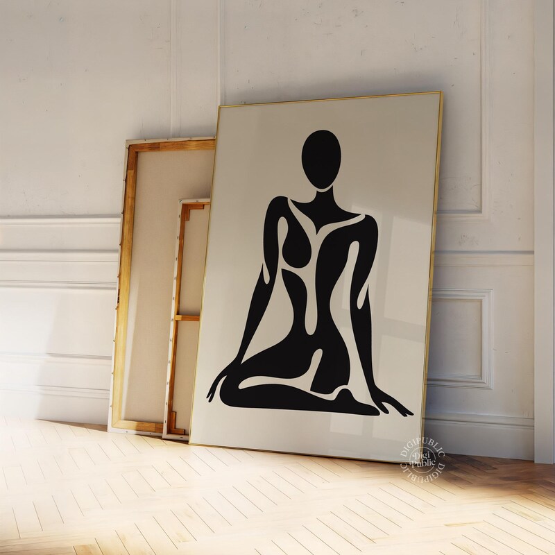 Abstract Female Figure - Etsy
