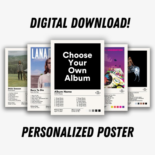 Single Album Cover Poster - Etsy