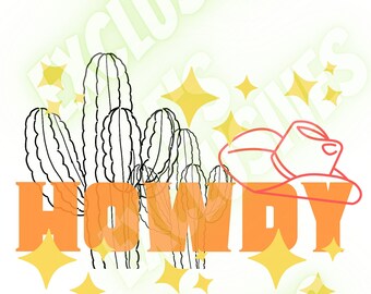 Howdy PNG, Distressed, Western, Country, Sublimation Design Downloads ...