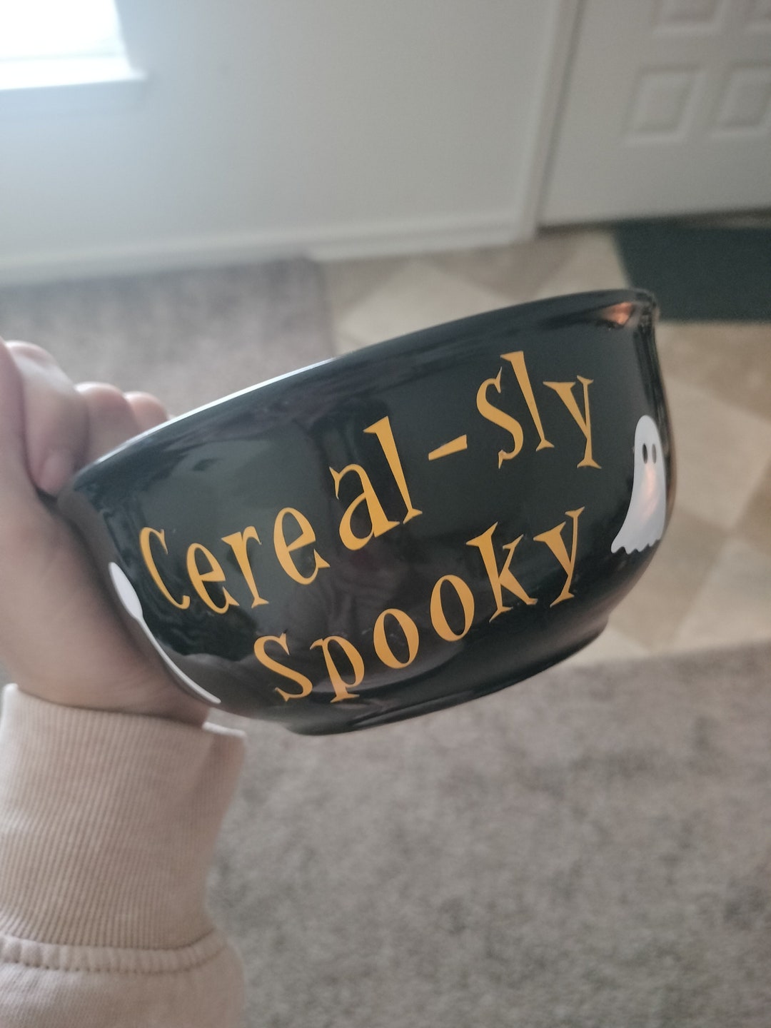 Cereal-sly Spooky Halloween Bowl - Etsy