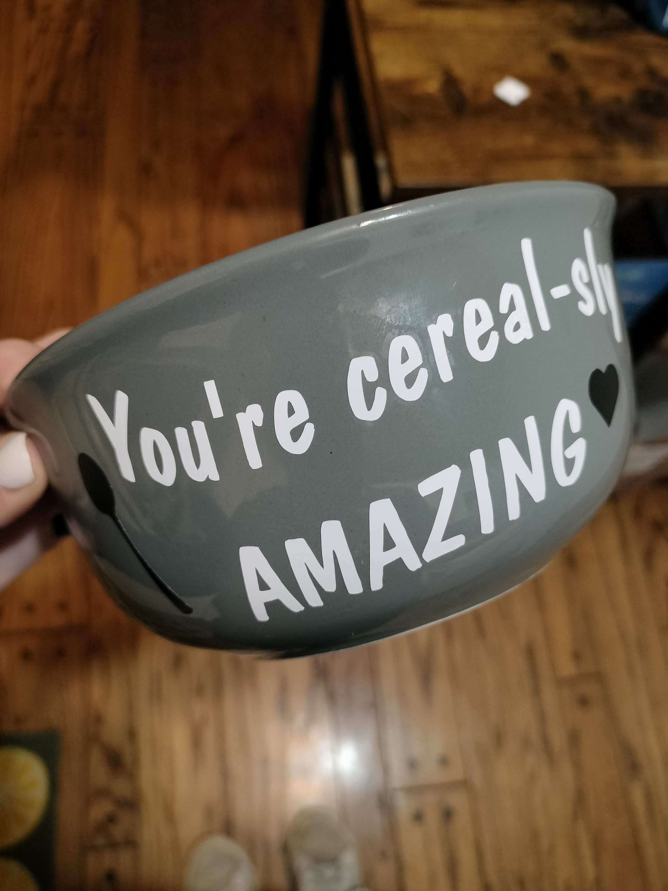 You're Cereal-sly Amazing Custom Cereal Bowl - Etsy