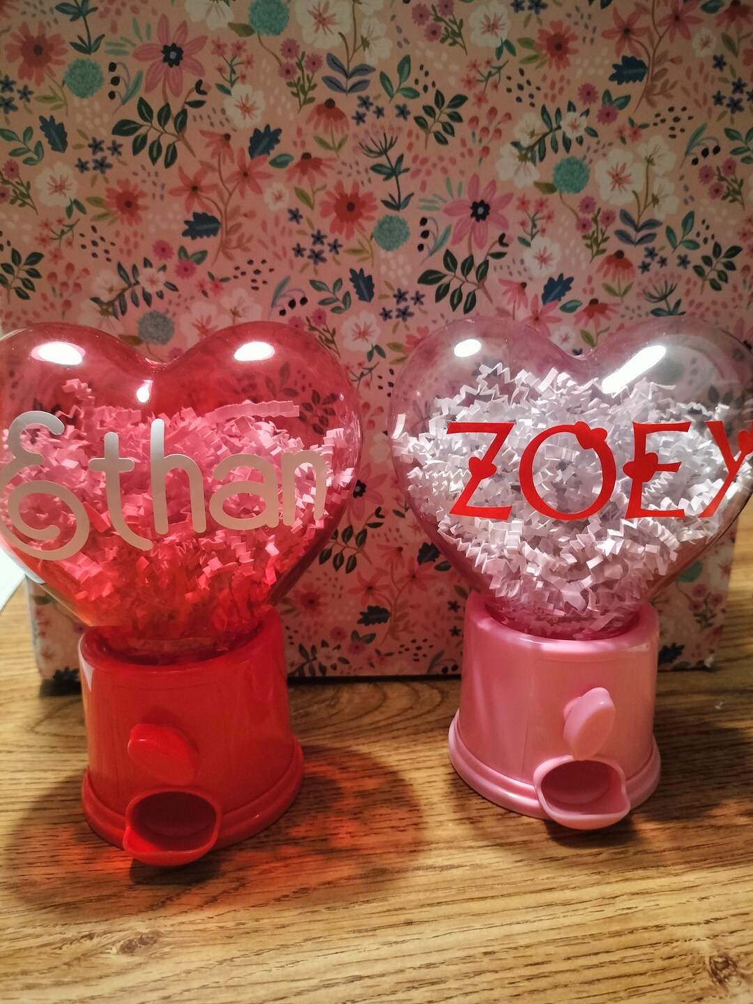 Valentine's Day Custom Gumball Machine - Etsy