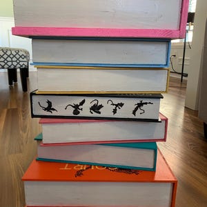 How to Build Your Own Book Stack End Table Stacking Books - Etsy Canada