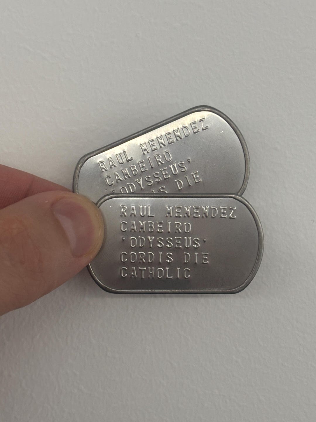 Call of Duty Raul Menendez - US Army Dog Tag ID Cosplay Dog Tags Set - Etsy