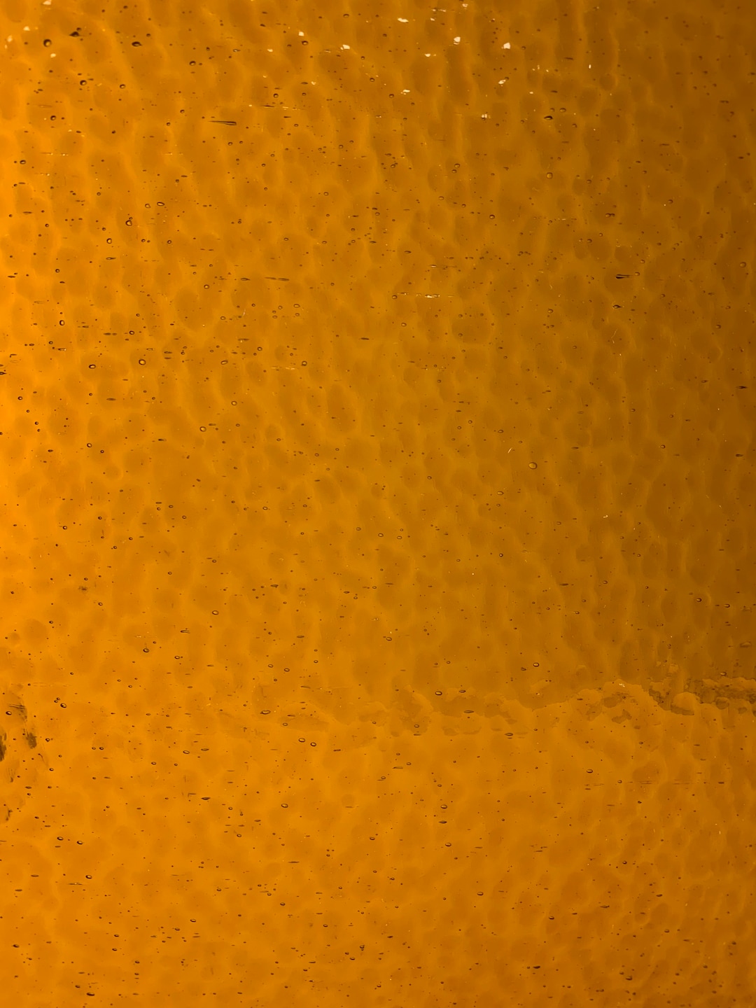 Medium Amber Stained Glass Sheet Transparent Hammered for Mosaic Sun ...