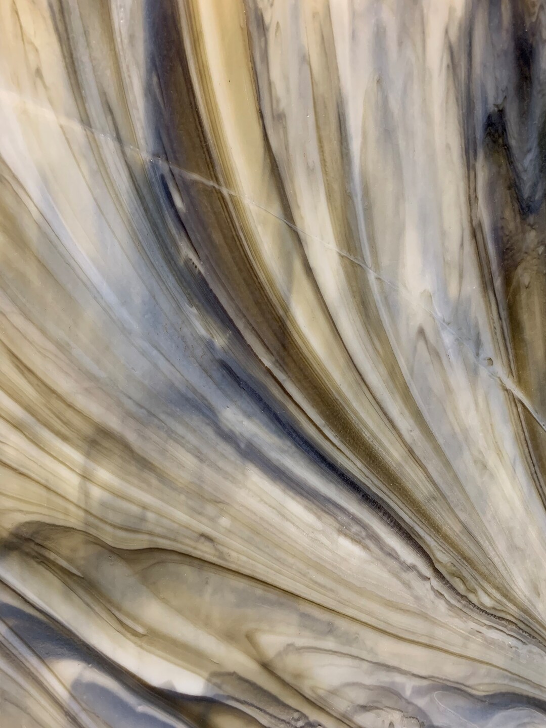 White Smoke Stained Glass Sheet Opalescent for Mosaic Sun Catchers 3mm ...