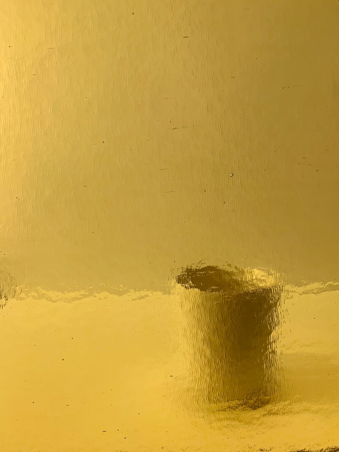 Yellow Stained Glass Sheet Transparent for Mosaic Sun Catchers 3cm 20cm ...