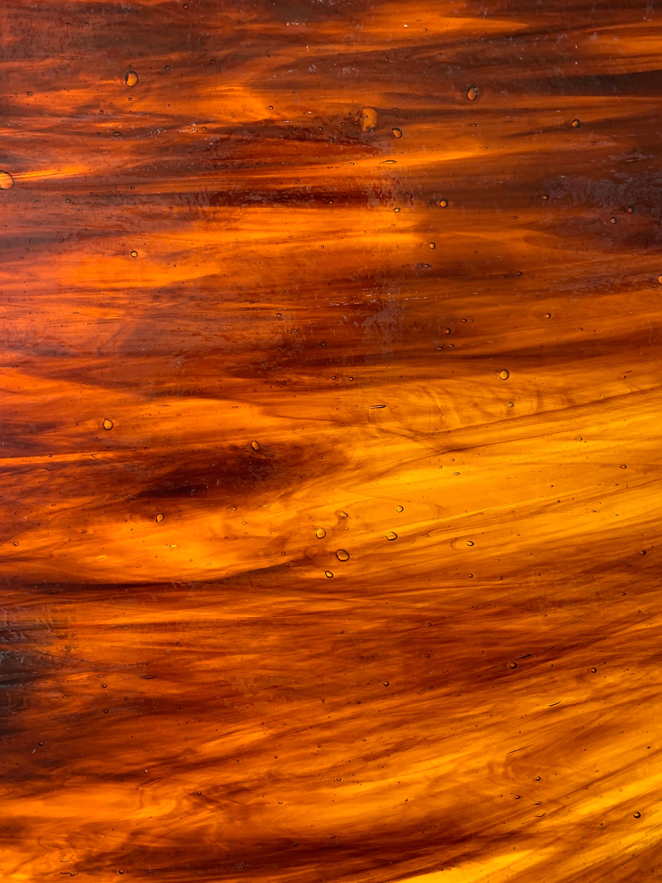 Brown Stained Glass Sheet Semi-translucent for Mosaic Sun Catchers 3mm ...