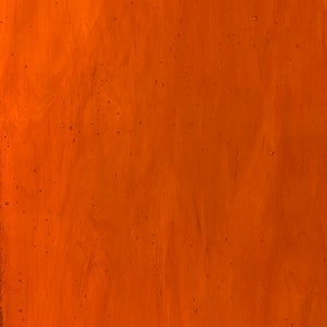 Orange Stained Glass Sheet Translucent for Mosaic Sun Catchers 2.5cm ...