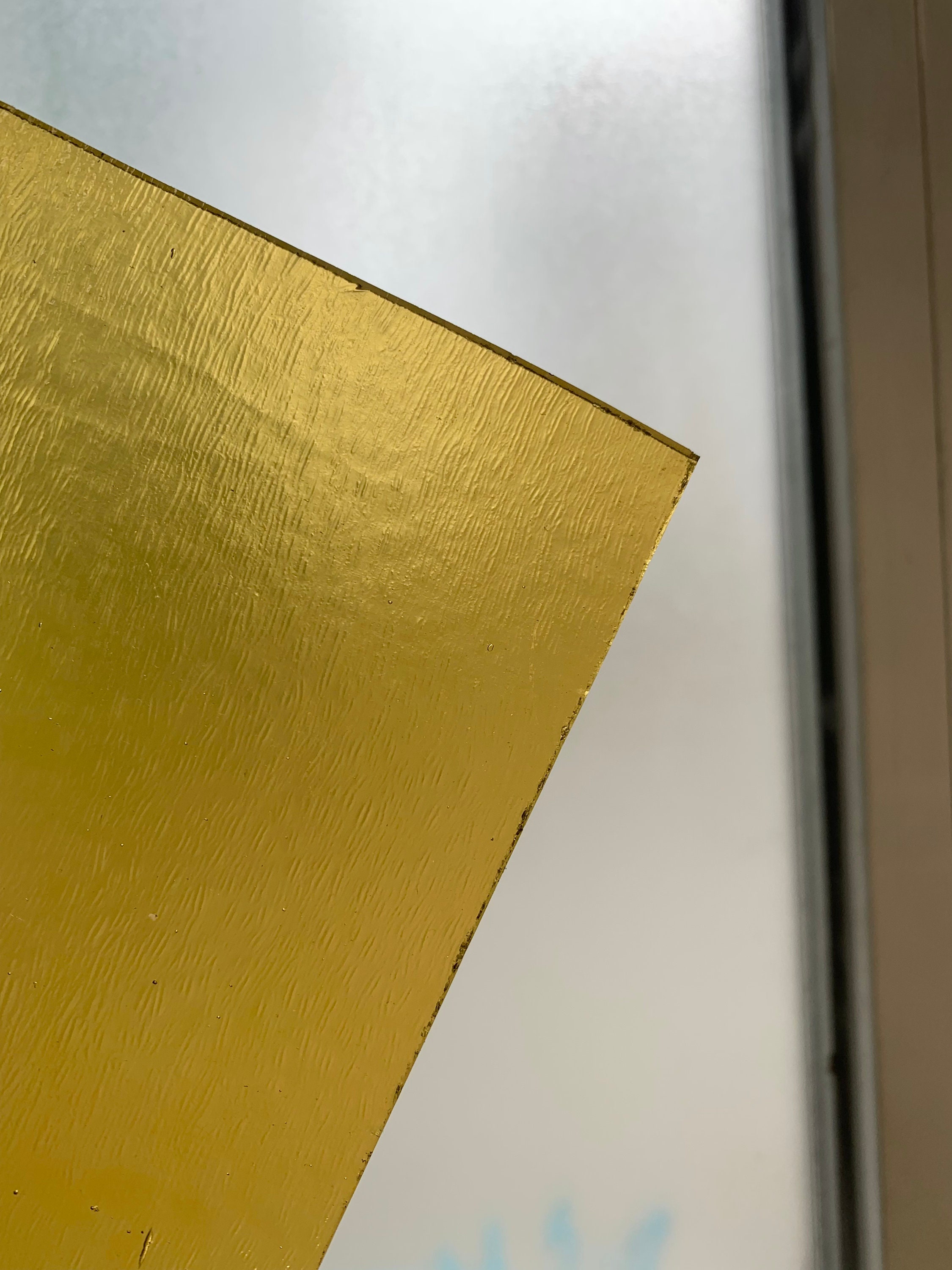 Yellow Stained Glass Sheet Transparent for Mosaic Sun Catchers 3cm 20cm ...