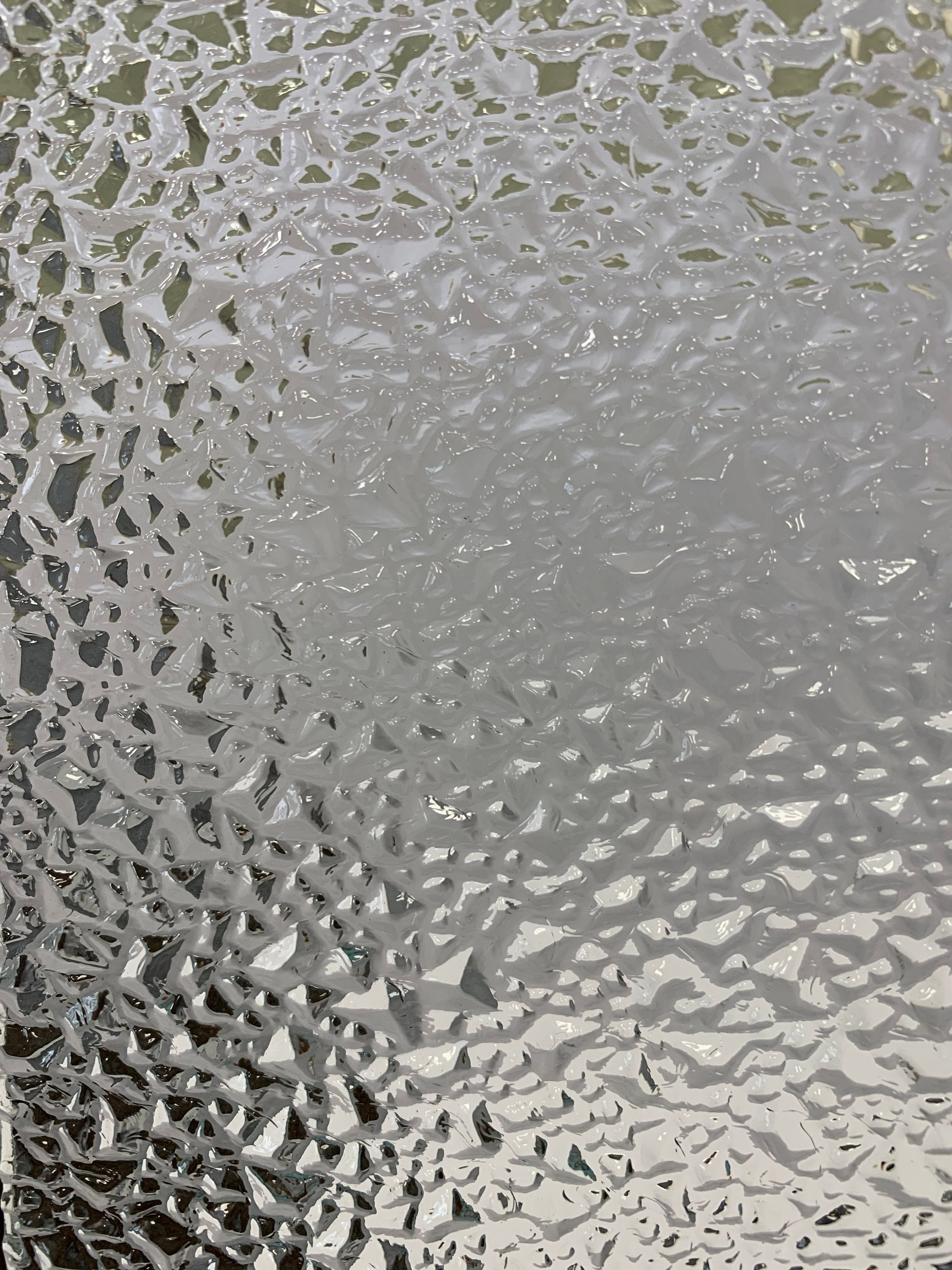 Clear Stained Glass Sheet Transparent for Mosaic Sun Catchers 3mm 20cm ...