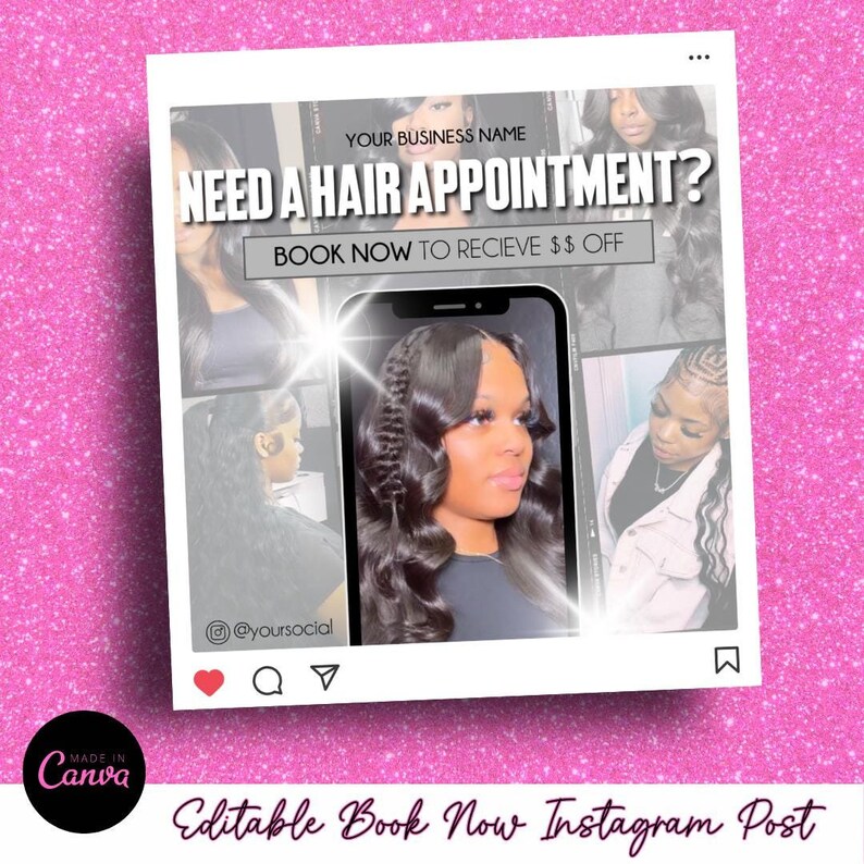Appointments Available, Open Books Flyer, Book Now Flyer Template, Hair ...