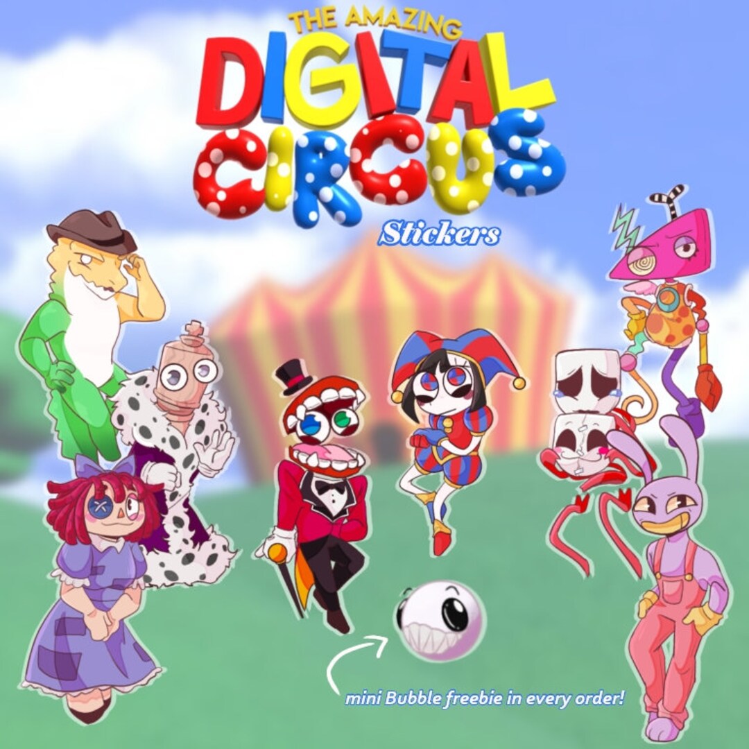 The Digital Circus TADC Stickers 2.5in - Etsy