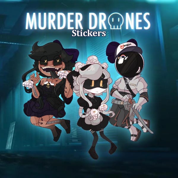 Murder Drone Stickers - Etsy