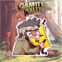 Bill Cipher Clear Sticker - Etsy