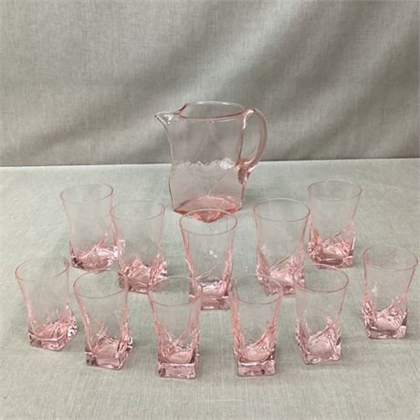 Pink Glassware - Etsy