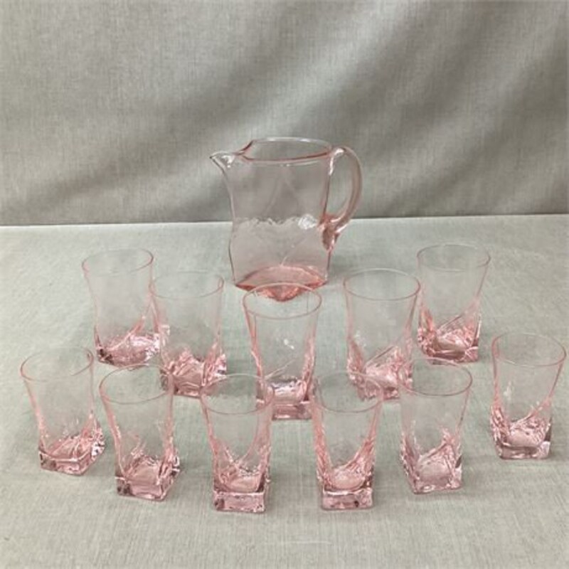 Pink Glassware - Etsy