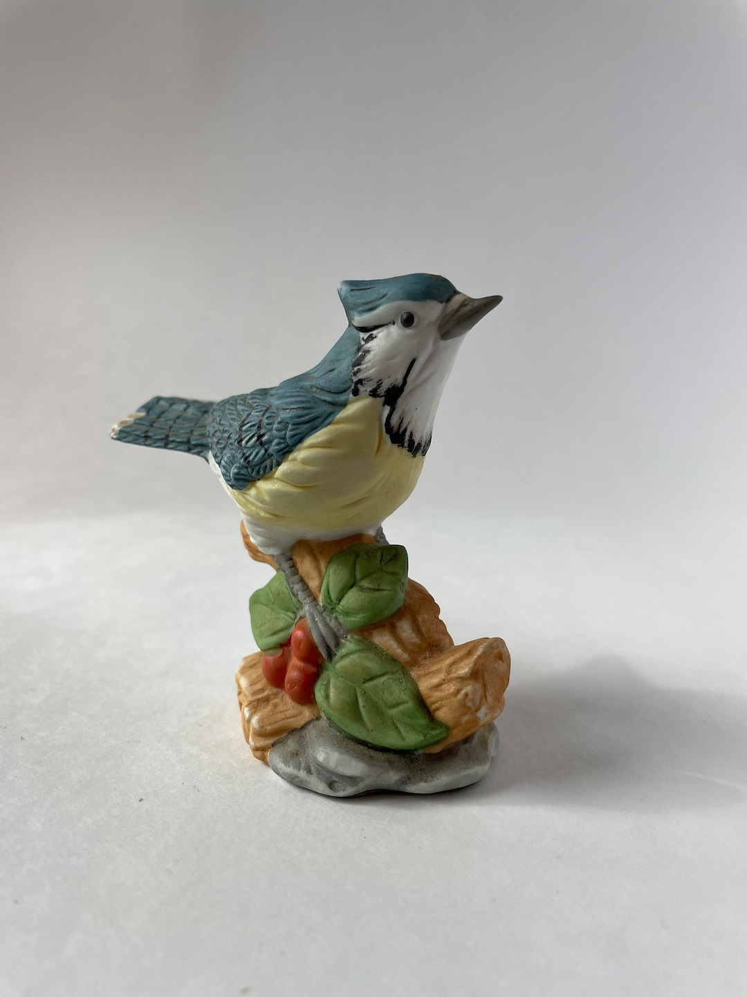 Vintage Blue Jay Porcelain Figurine, the Whitehall Society Bird Statue ...