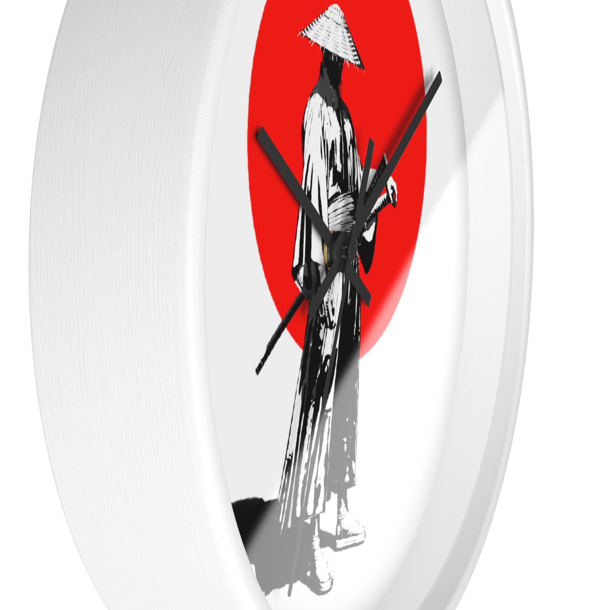 Ronin Samurai Wall Clock Samurai Clock Samurai Decor - Etsy