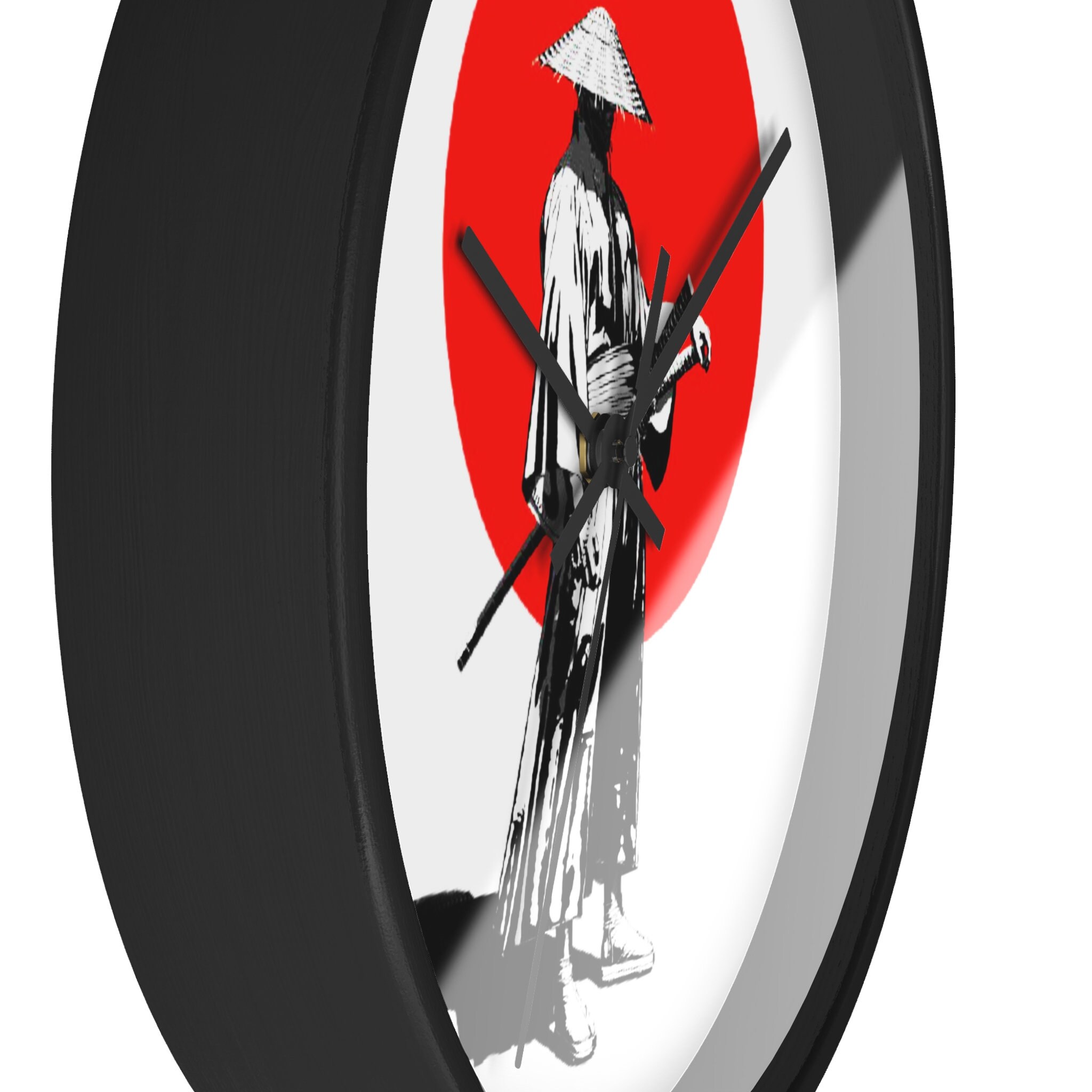 Ronin Samurai Wall Clock Samurai Clock Samurai Decor - Etsy