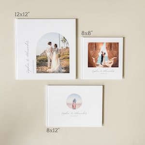 Done for You Photo Album With Photo Cover Lay Flat Wedding Album Photo ...