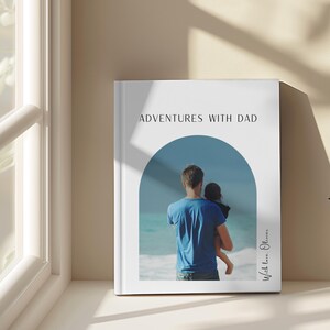 Fathers Day Gift Photo Album (11x8") With Picture on Cover - Photo Book ...