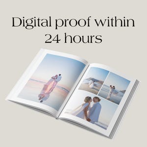 Sage Green Wedding Photo Album - 11x8 Custom Wedding Keepsake With ...