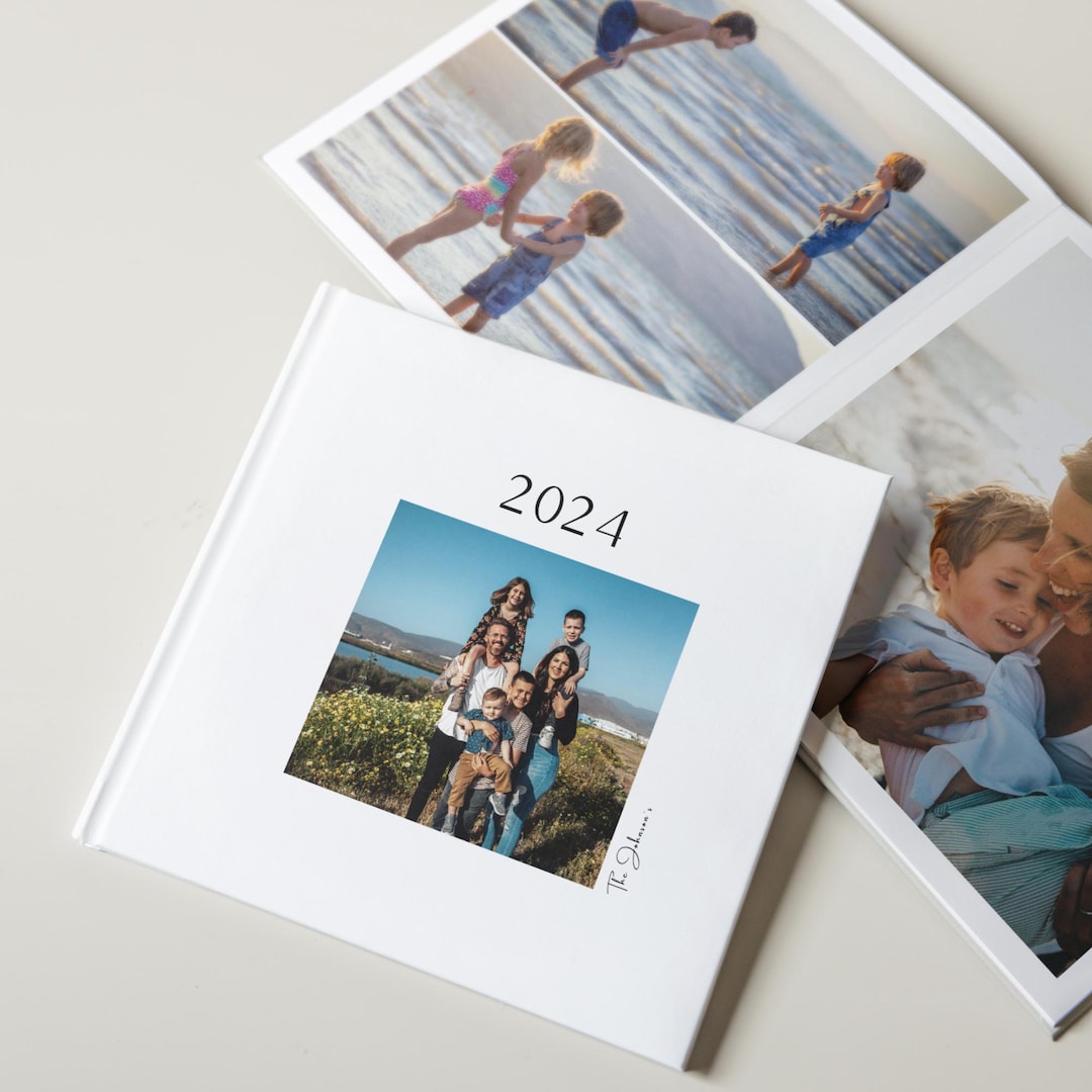 Square Family Photo Book 8x8 as Personalized Gift Custom Photo Album ...