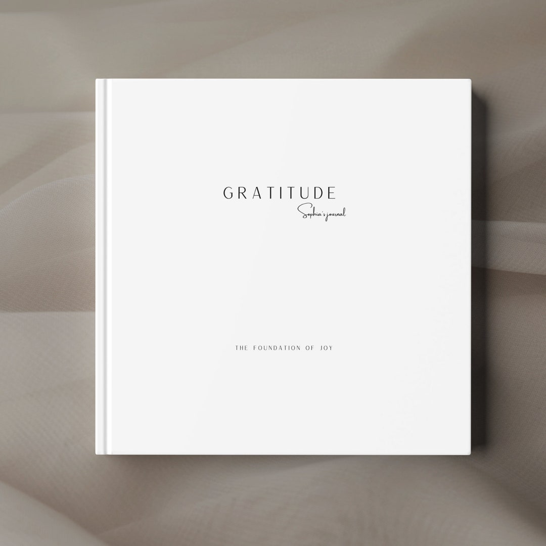 Personalized Gratitude Journal With Name Positivity Planner Wellness ...