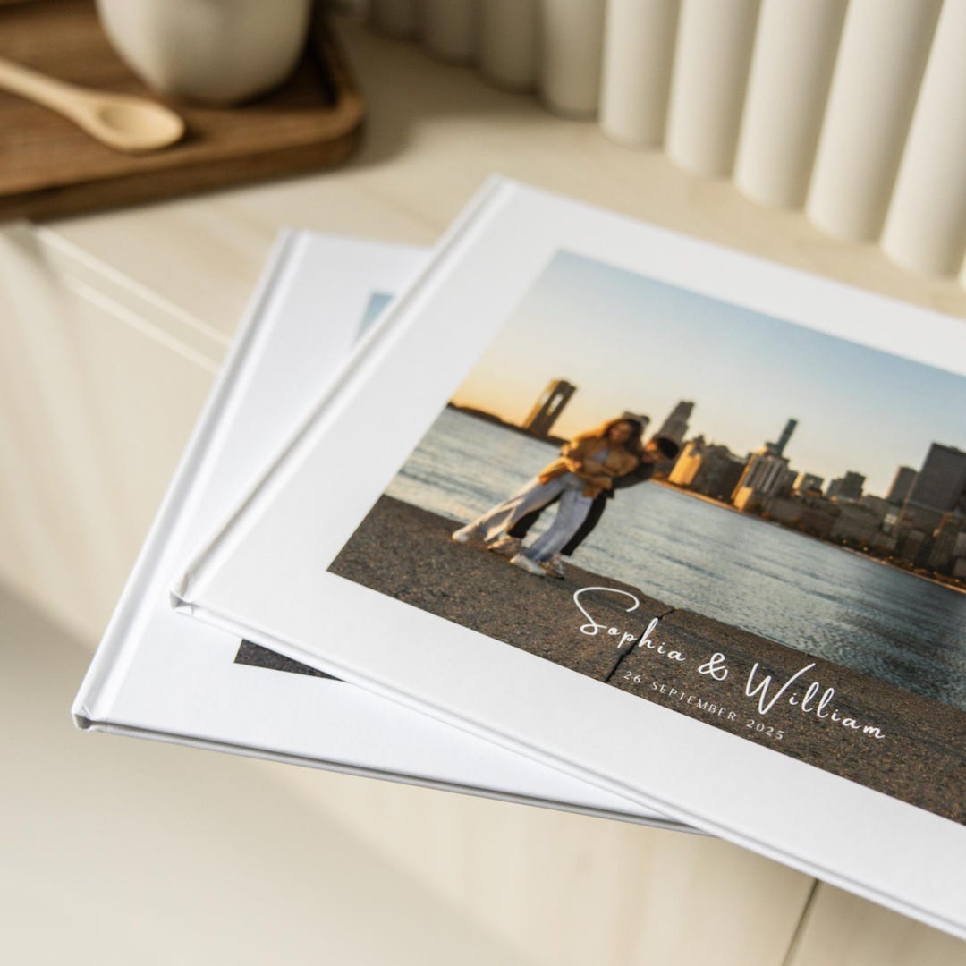 Photo Guest Book Alternative With Pictures Inside Personalized ...