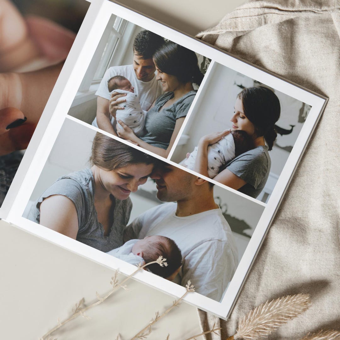 Babys First Year Photo Book W/ Free Custom Design Keepsake Album for ...