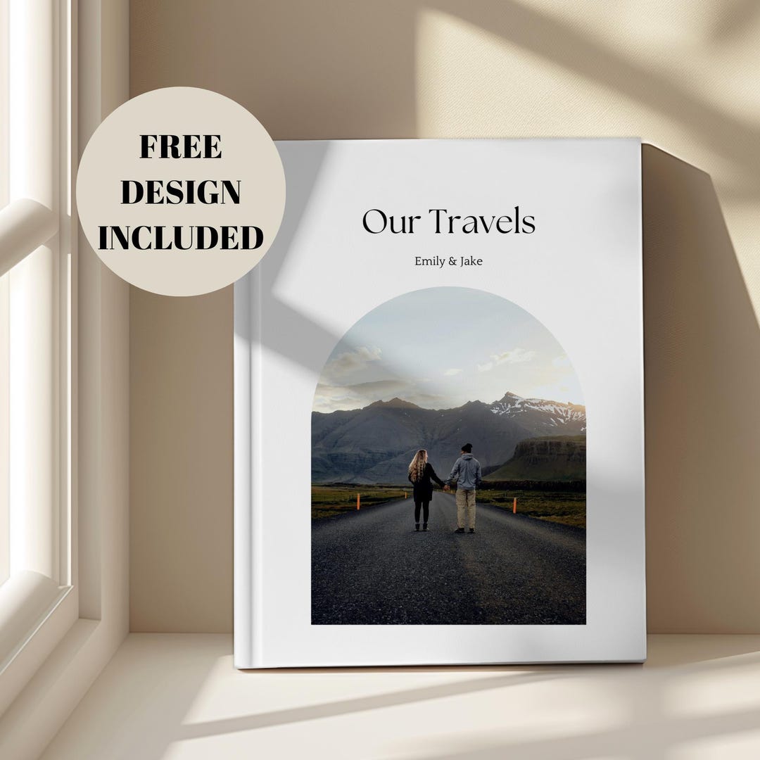 Custom Travel Photo Book – Personalized Vacation Album (11x8) - Etsy
