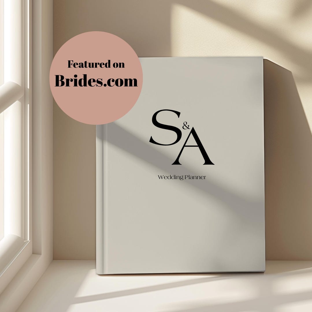 Personalized Hardcover Wedding Planner Book: Engagement Gift for Bride ...
