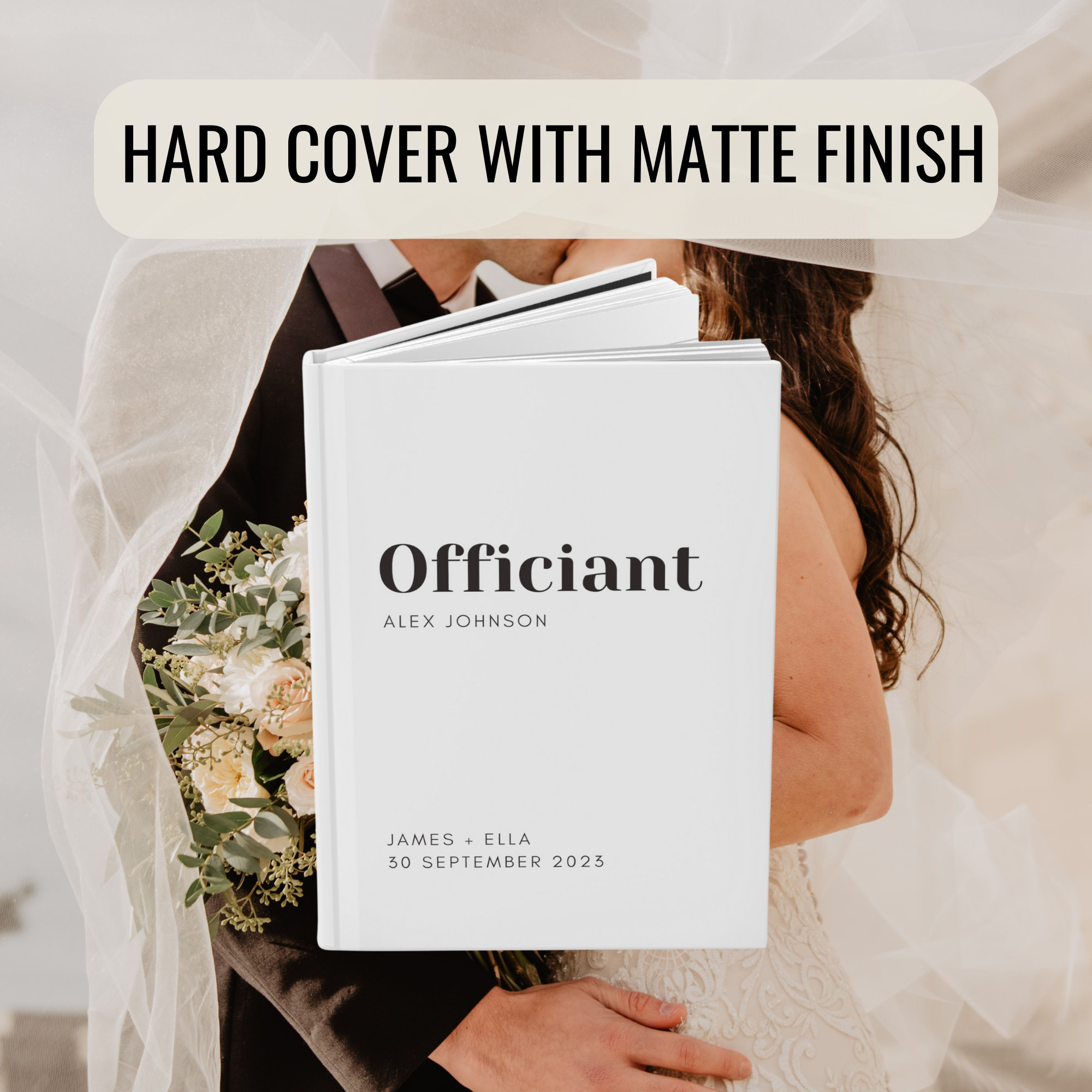 Personalized Officiant Book Wedding Officiant Gift Wedding Ceremony ...