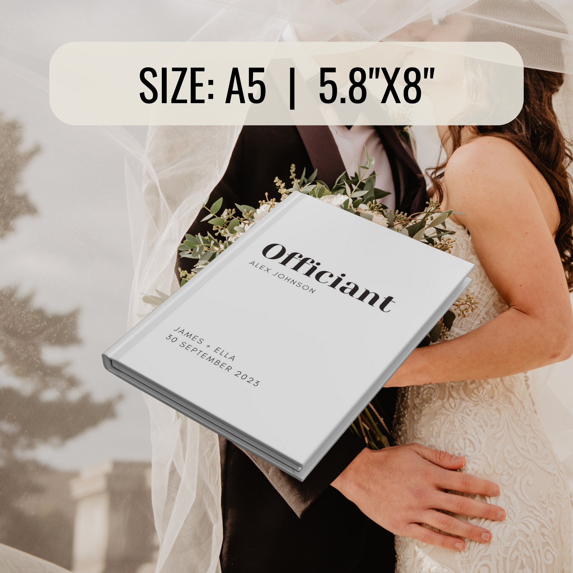 Personalized Officiant Book Wedding Officiant Gift Wedding Ceremony ...