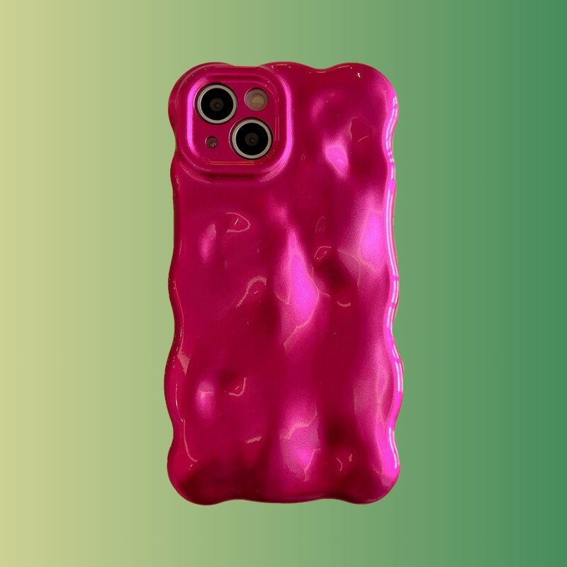 3D Bubble Phone Case, Wavy iPhone Case, Cases for iPhone 11 12 13 14 ...