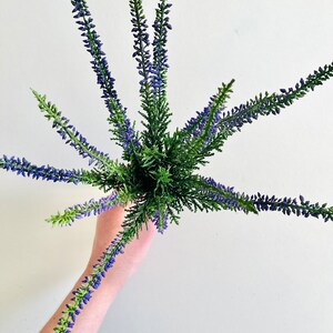 Artificial Heather (erica Calluna) Purple and Pink Outdoor Plant, 27cm ...