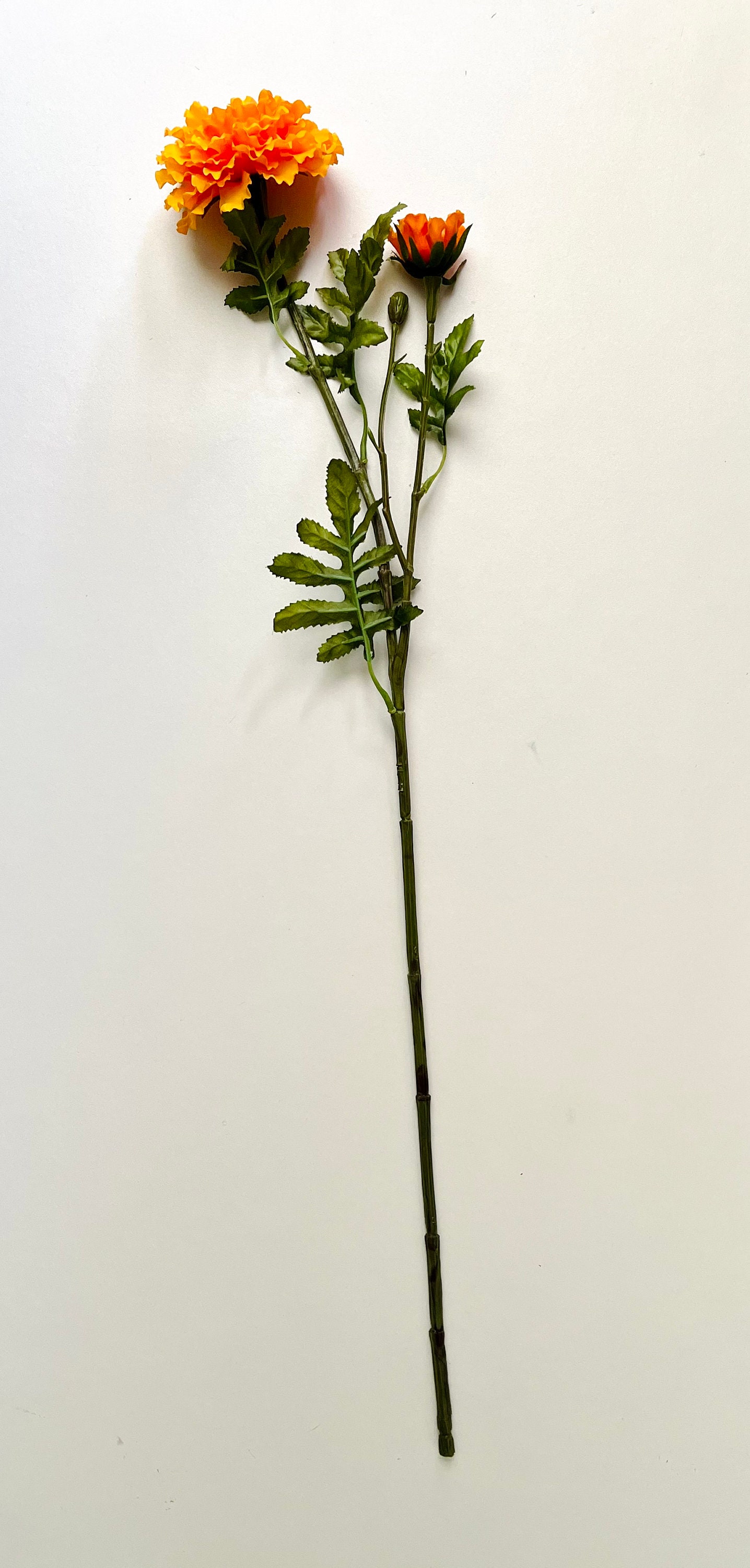 Artificial Marigold Stem 66cm - Etsy UK