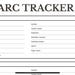 A4 Printable ARC Tracker | Digital Book Review Planner | Instant ...