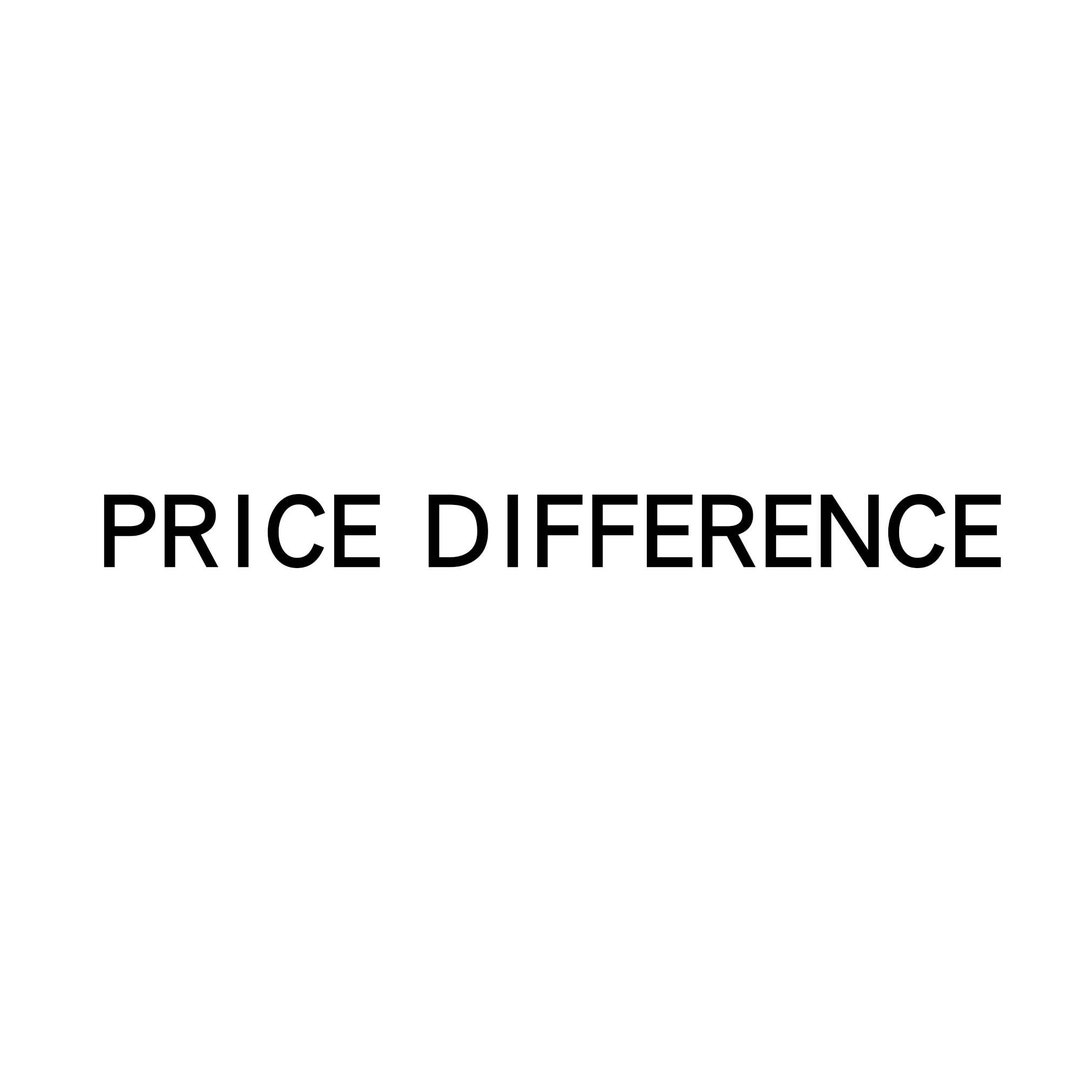 Price Difference - Etsy UK