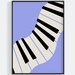 Piano Poster | Piano Keyboard Wall Art | Pianist Print | Music Poster ...