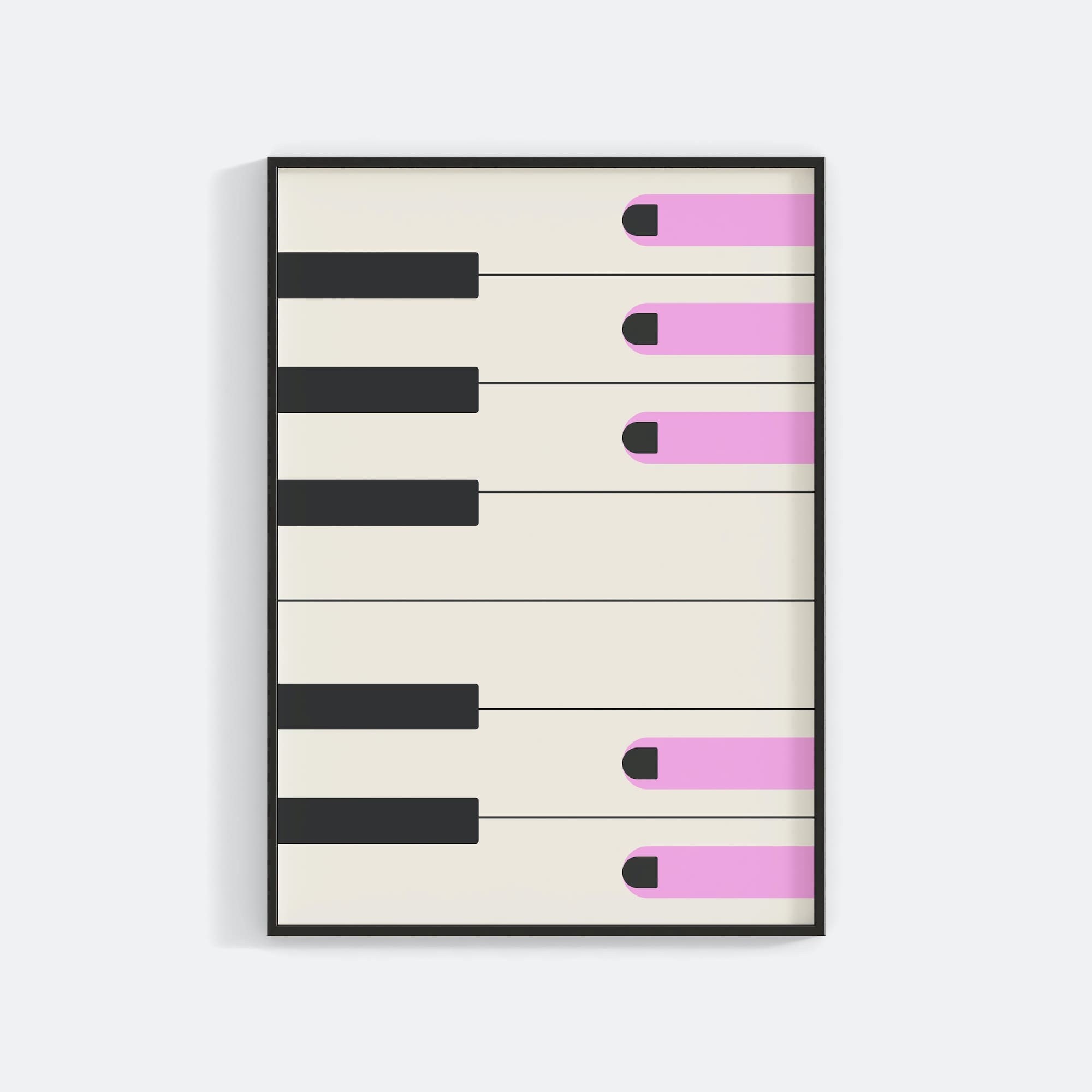 Minimalist Piano Keys Print, Music Room Decor (digital Download) - Etsy